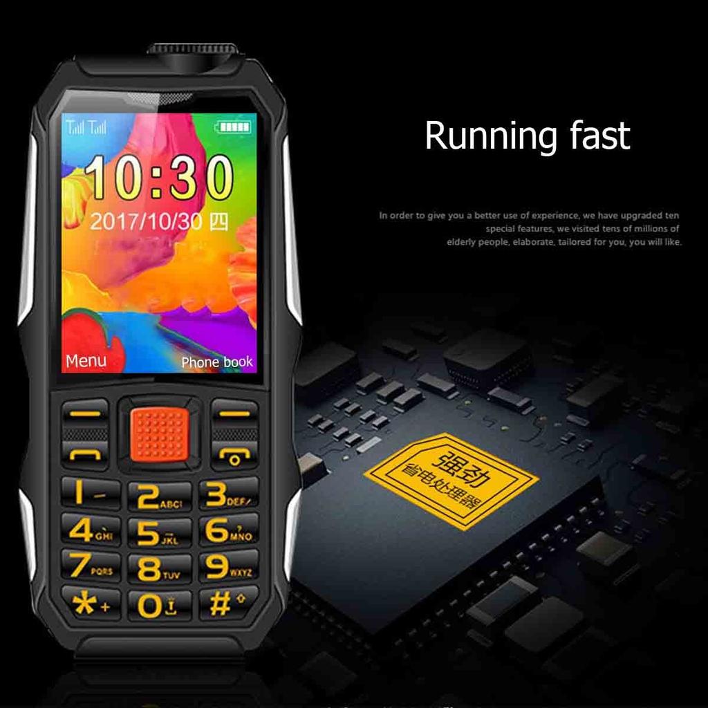 Buy Dual Sim Older Cell Phone 2.0'' Display 4800Mah Torch Long Stand-By ...