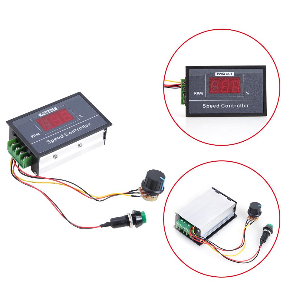 Buy DC 6-60V 30A PWM Motor Speed Controller Stepless Regulator Switch Governor at affordable ...