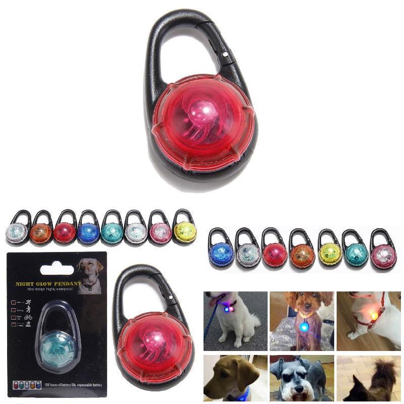 Night Mini Collar Flashing Pet Puppy Waterproof LED Pendant Decor Light ...