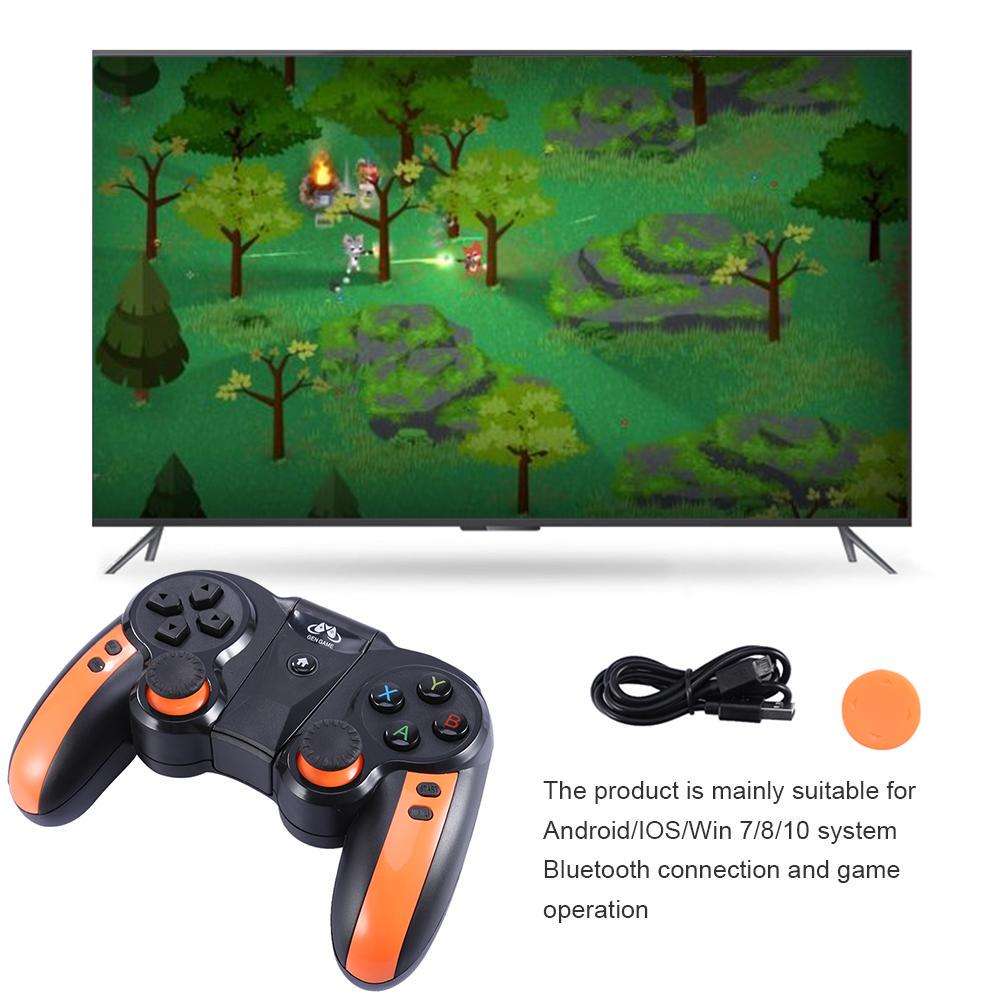 Buy S8 Wireless Bluetooth Gaming Handle Telescopic Controller Turbo for ...