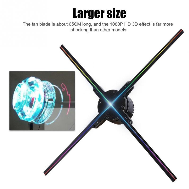 Buy LED Holographic Projector 1080P 3D Holographic Hologram Player 65CM ...