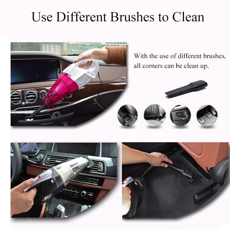 Rechargeable Cordless Wet Dry Car Vacuum Cleaner Portable Handheld ...