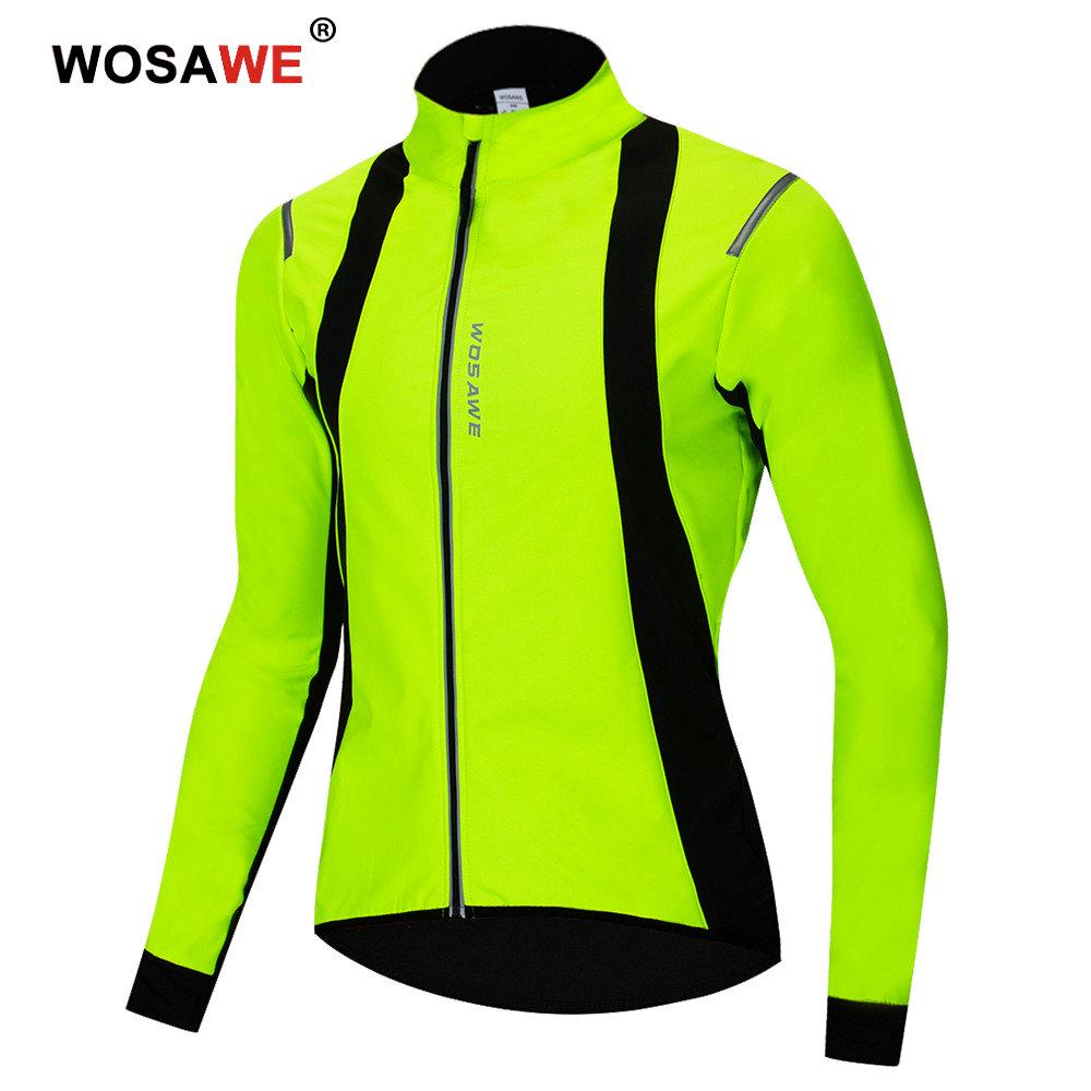 Satın alın Winter Jacket Soft Shell Bike Long Sleeve Bicycle Jersey ...