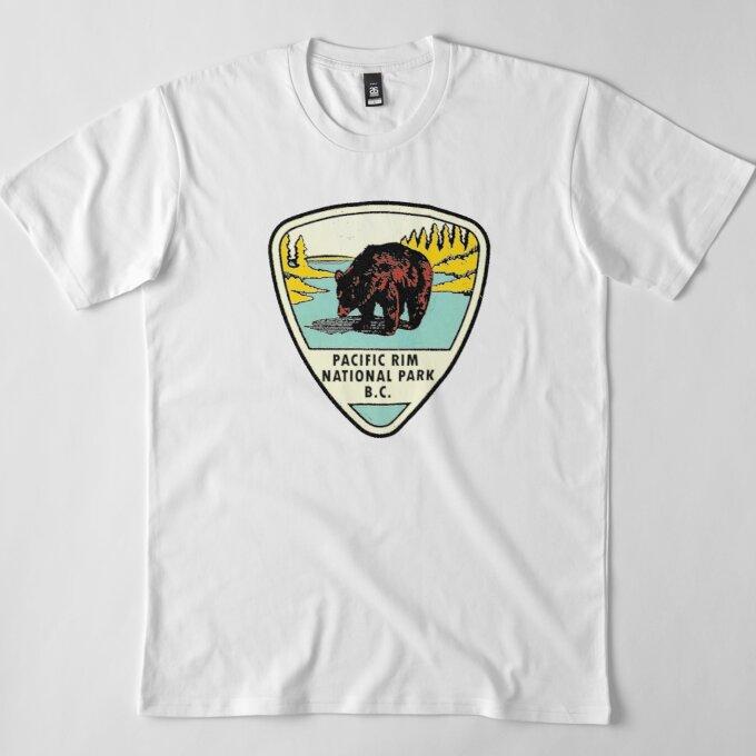 Buy Men Premium Cotton T-Shirt Pacific Rim National Park BC Canada ...