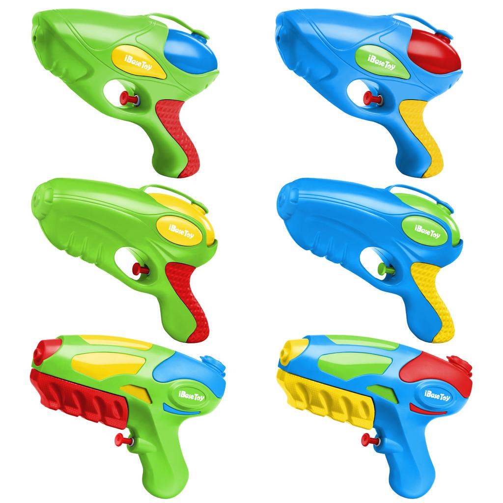 Buy IBASETOY 6pcs 17 Feet Safe Creative Interactive Water Guns Water ...