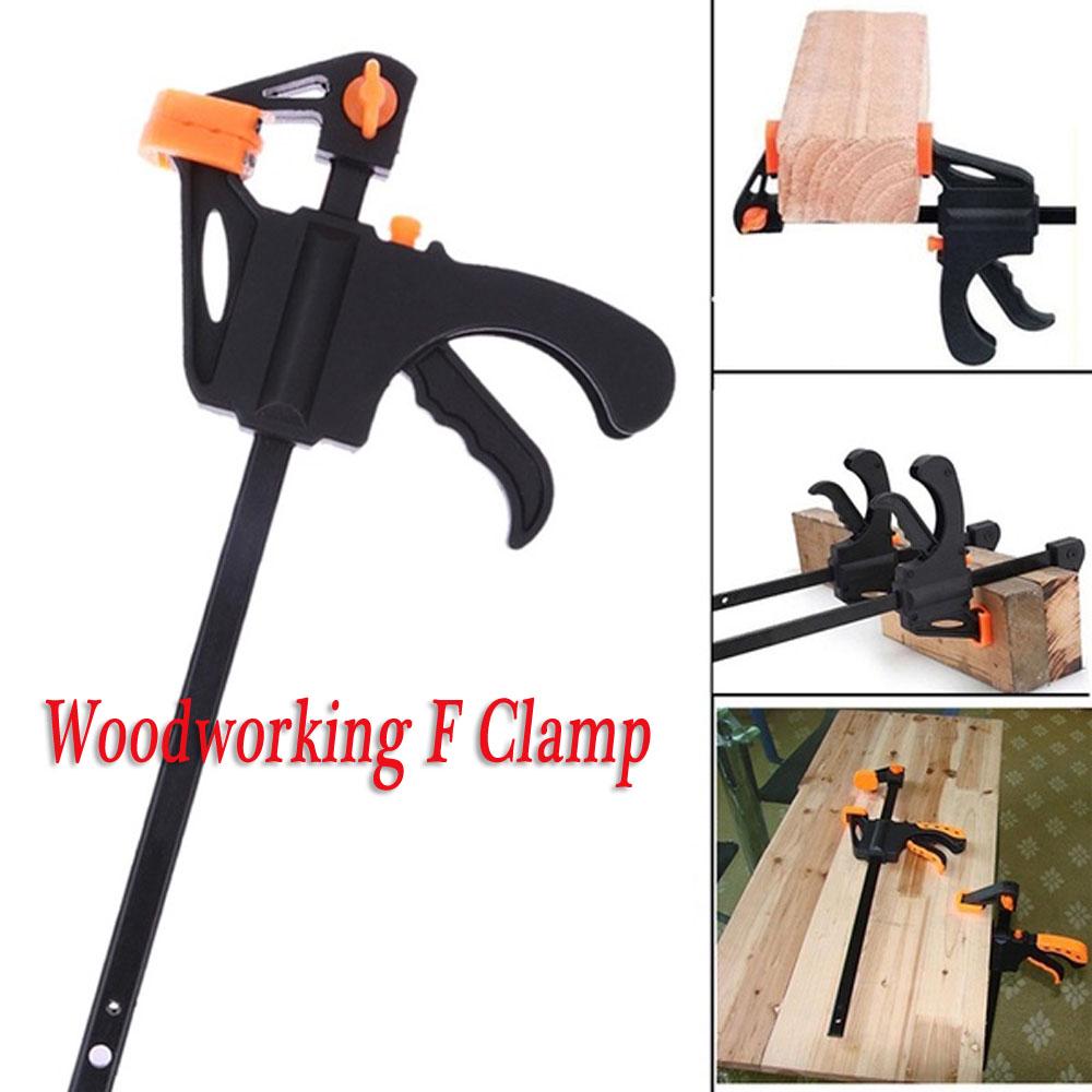 Buy 4/6/8/10 Inch F Type Woodworking Clip Quick Grip Clamp Duty ...