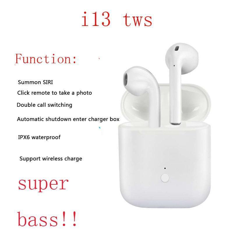 Buy 1 Pcs Hot Sale I13 Tws Double Bass TWS Headset Earbuds Wireless ...