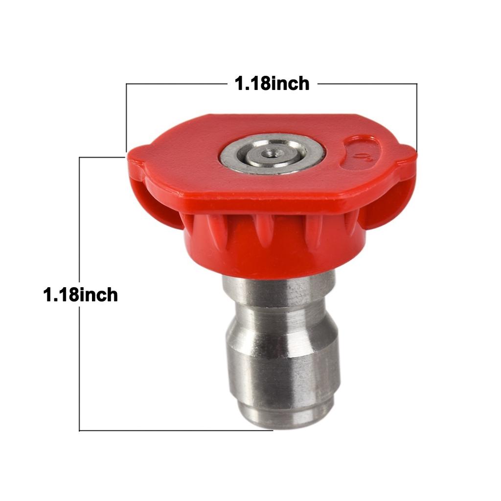 Buy AuthentiPressure Washer Spray Nozzle Set Quick Disconnect Fittings ...