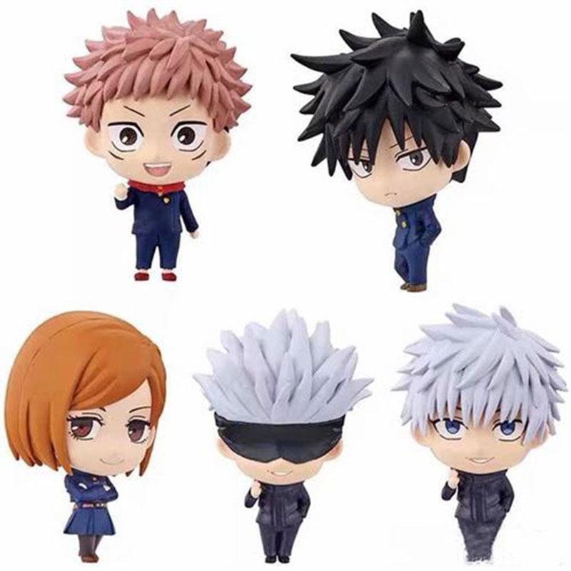 Cheap Figurine set of 5 pieces Jujutsu Kaisen characters Gojo Satoru ...