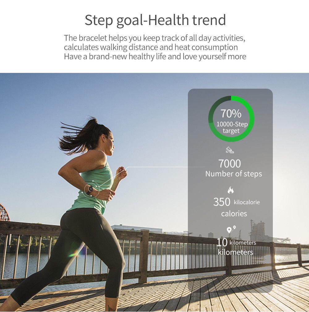 Buy Women Calorie Fitness Activity Tracker Smart Watch Waterproof ...