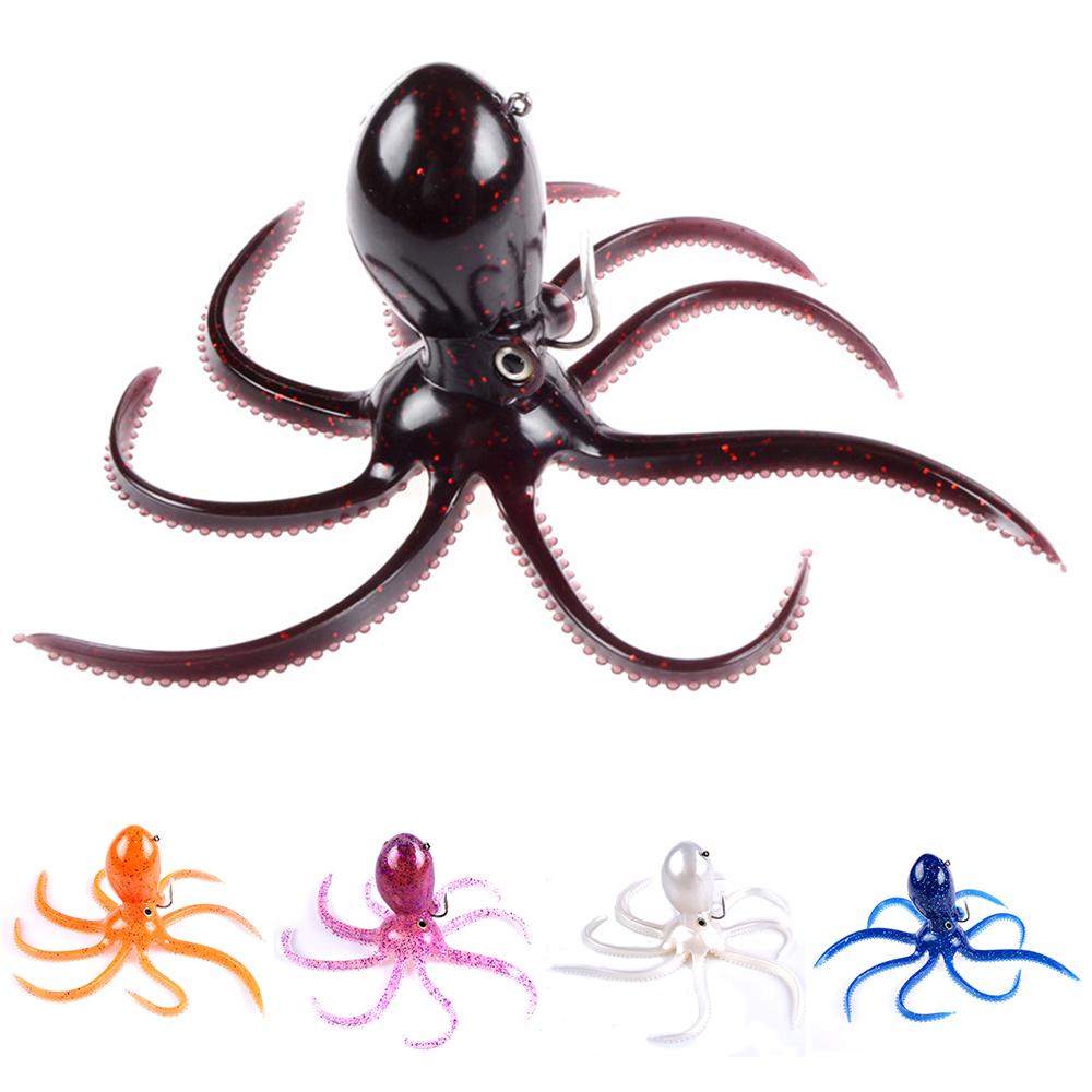 Buy Octopus Lulu BEACH 180g 20 Cm Long Tail Soft Lead Octopus Fishing ...