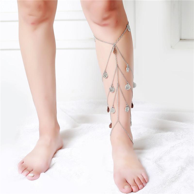 Buy European and American Style Punk Anklet Personalized Multi-layered ...
