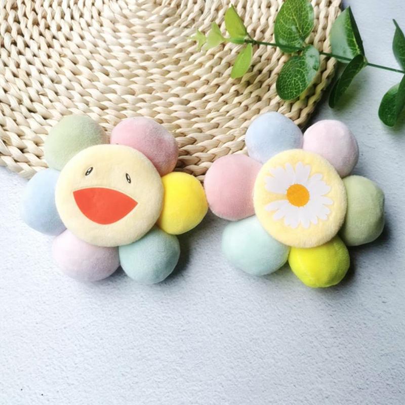 Satın alın Cute Smile Sunflower Soft Rainbow Flower Brooch Pin Clothes ...