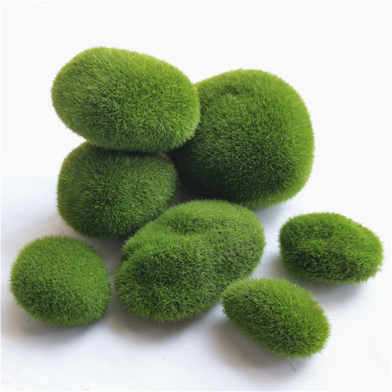 5Pcs Micro Landscape Green Moss Figures Miniature Decoration for DIY ...