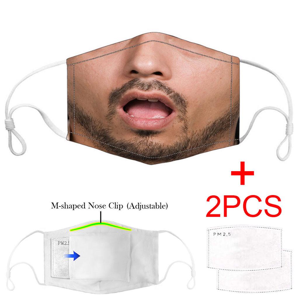 Buy Jonathan Dustproof Windproof Foggy Haze PM2.5 Mask With 2PC Mask ...