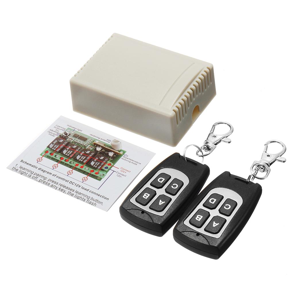 Channel 315Mhz 200M Remote Switch Transceiver 1Relay With 2 Receiver ...