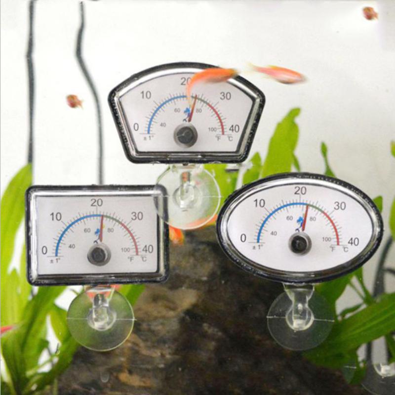 Buy Aquarium Thermometer Pointer Fish Tank Temperature Dial Submersible ...