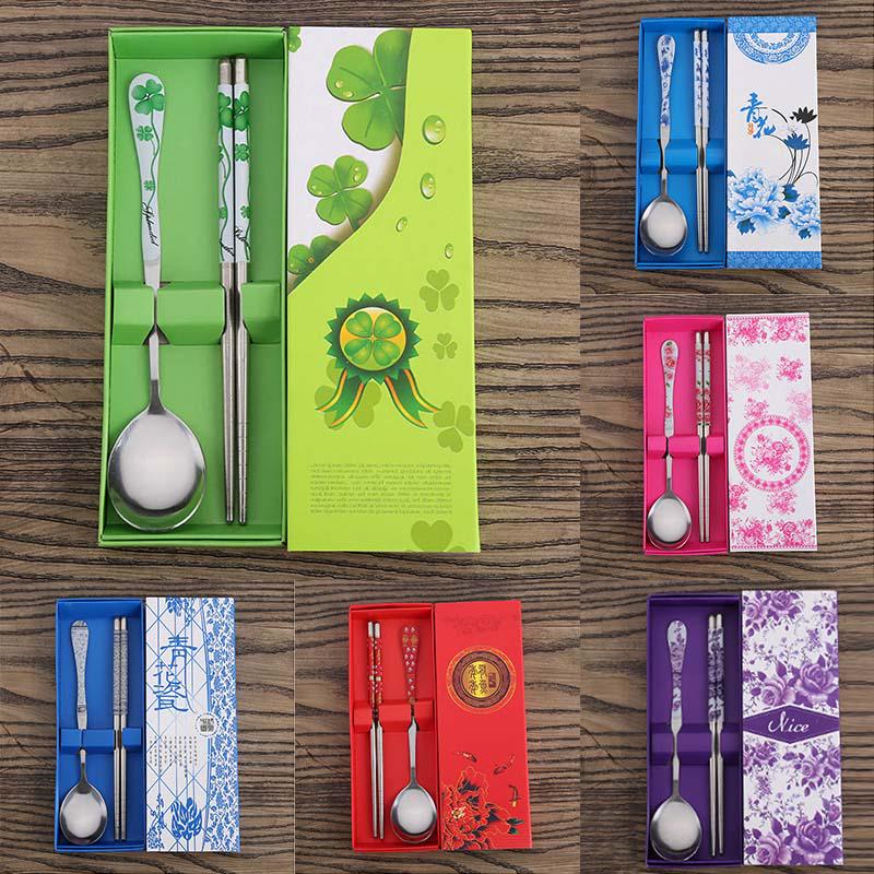 Buy Cutlery Set Tableware Stainless Steel Two Piece Camping Picnic ...