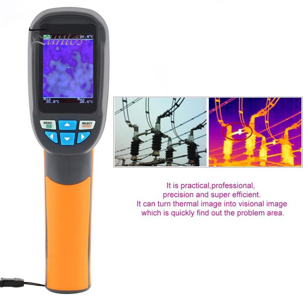 Buy Portable Infrared Thermometer Thermal Color Screen Handheld Imaging ...
