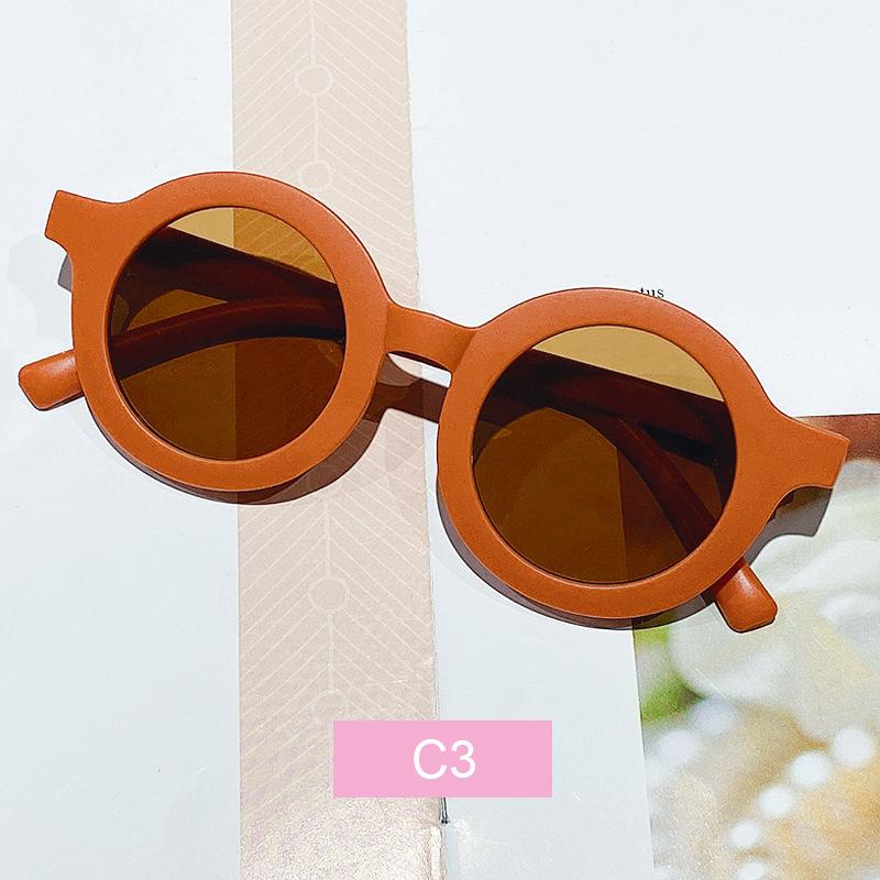 Kaufe New Cute Round Sunglasses For Kids Girls Boys Children 'S Sun ...