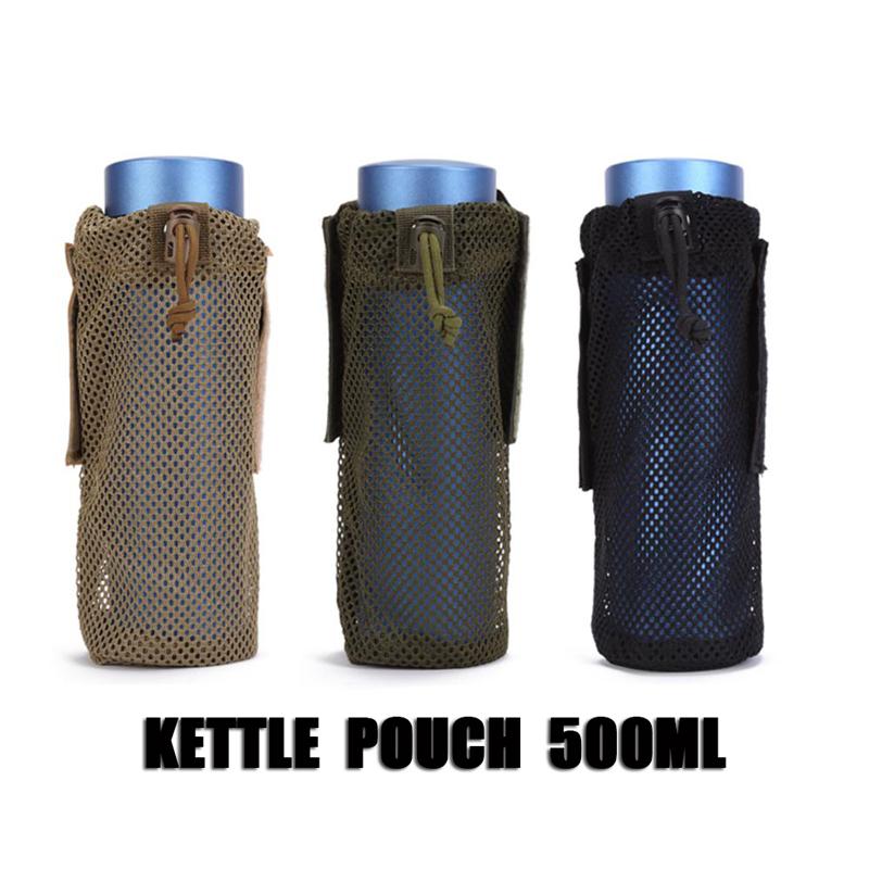 Kettle Pouch 500ML MOLLE System Water Bottle Pouch Holder Microfiber ...