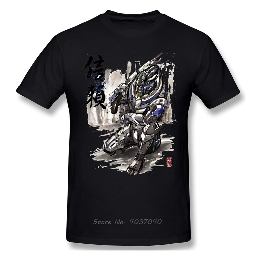 Garrus Sumie Style With Japanese Calligraphy T-Shirt Men Birthday Gift ...