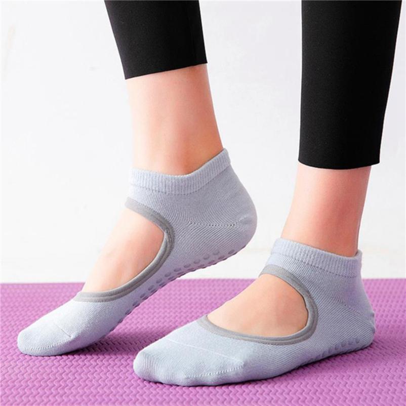Buy Women Halter Yoga Socks Dance Non Slip Breathable Anti-friction ...