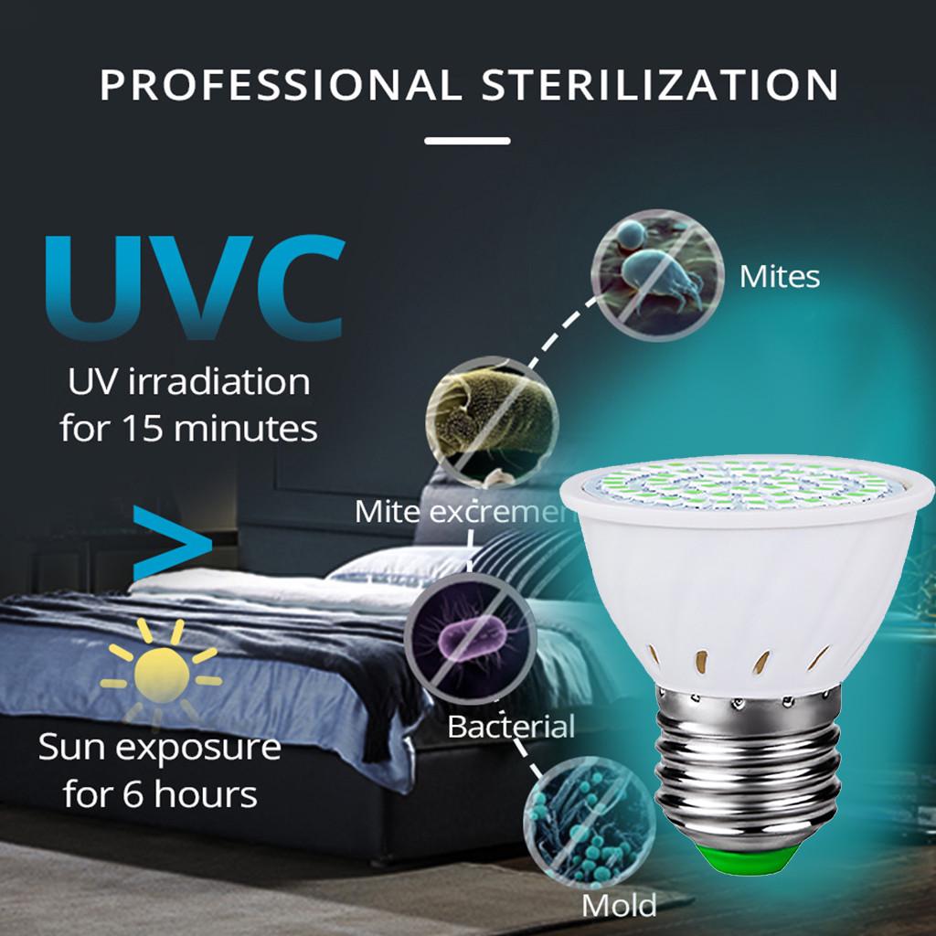 Buy UVC UV Germicidal Lamp UV Sterilizer Disinfection Light Bulb E27 ...