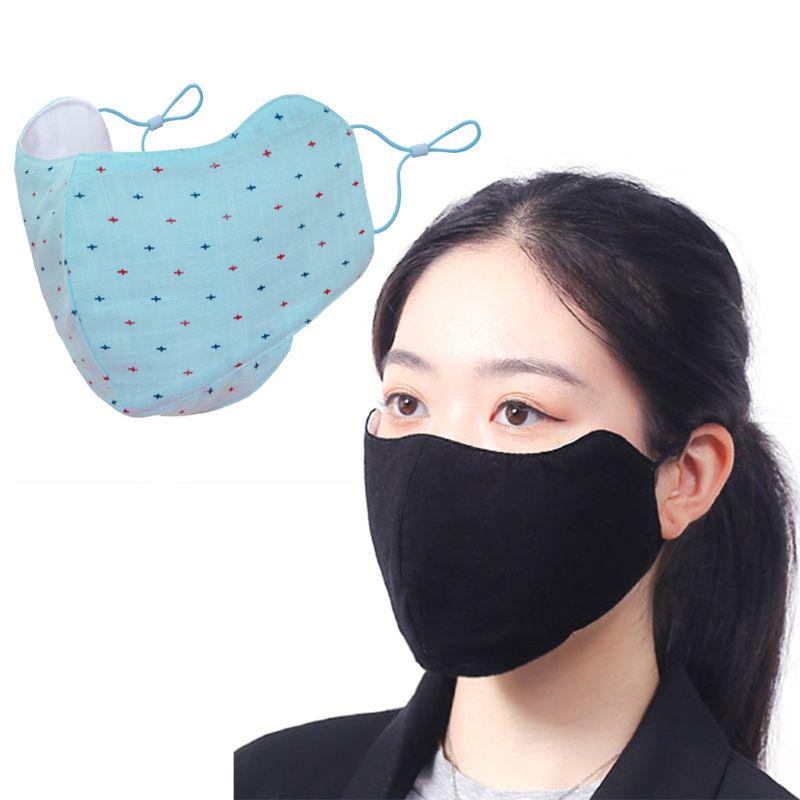 Buy Unisex Anti Dust Cotton Mouth Mask Washable Mouth-Muffle Adjustable ...