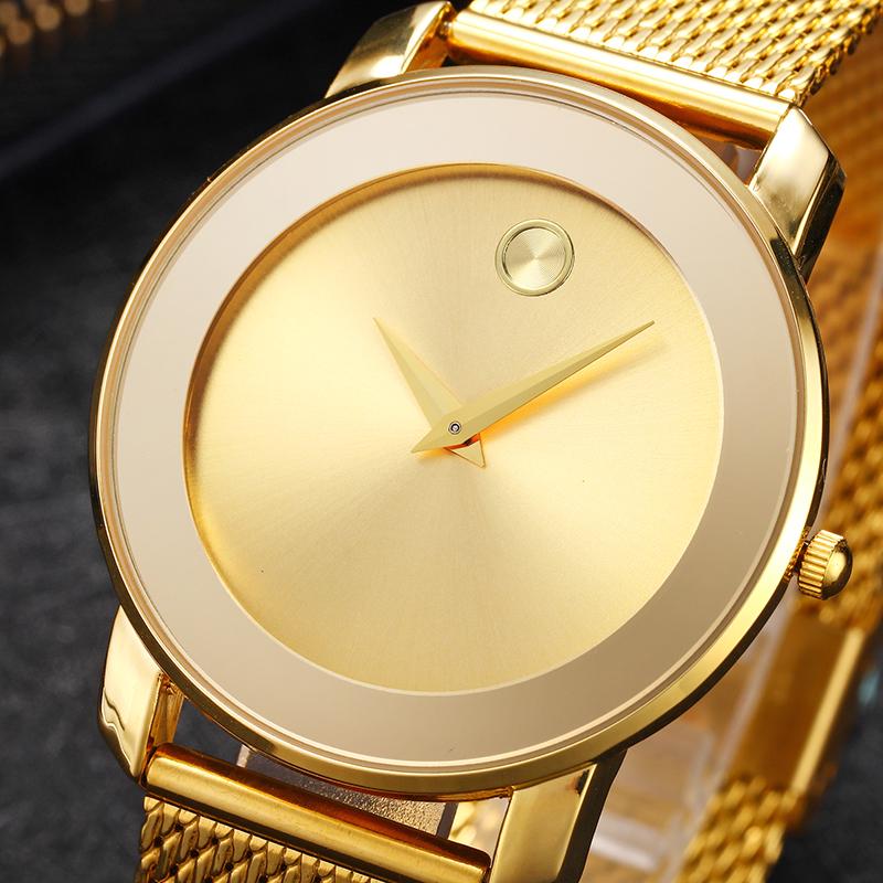 Buy Miss Fox Ladies Gold Watch Women Famous Brand Minimalist Steel Mesh ...