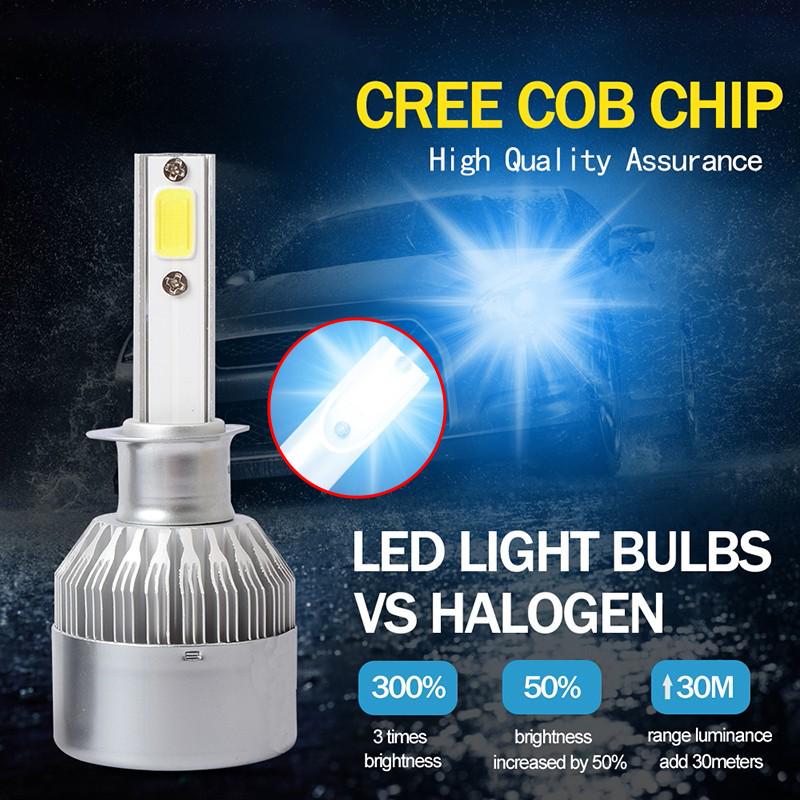 Buy H1/H3/H4/H7/9005/9006 Car Headlights 300W/30000LM Car Blue LED Light Bulbs Automobiles ...