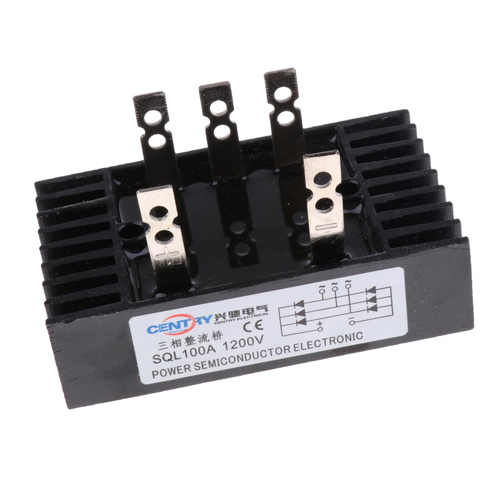 Baomain Bridge Rectifier SQL100A 3 Phase Diode 100A 1200V Semiconductor Products unimaterna.com.br