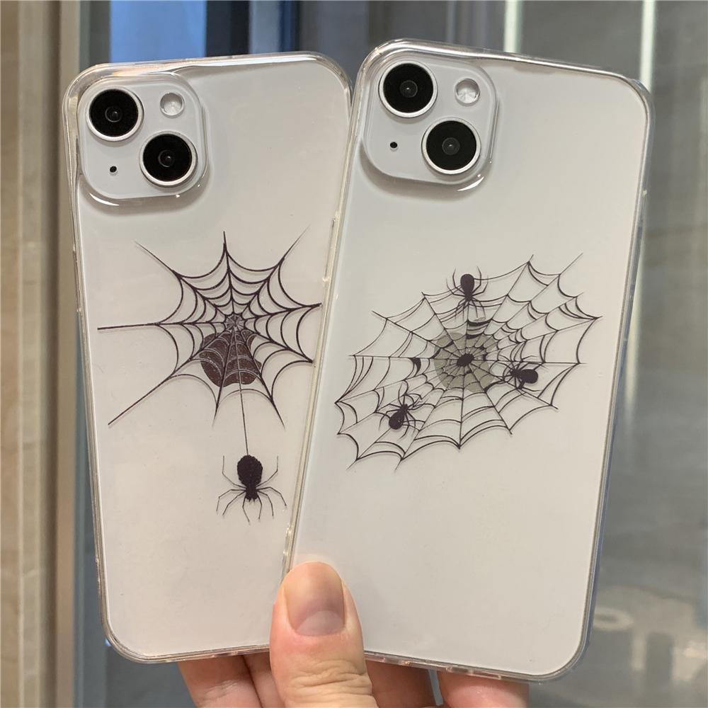 Buy Spider Web Case For IPhone 13 Pro Max Samsung S22 A52 A72 Huawei ...