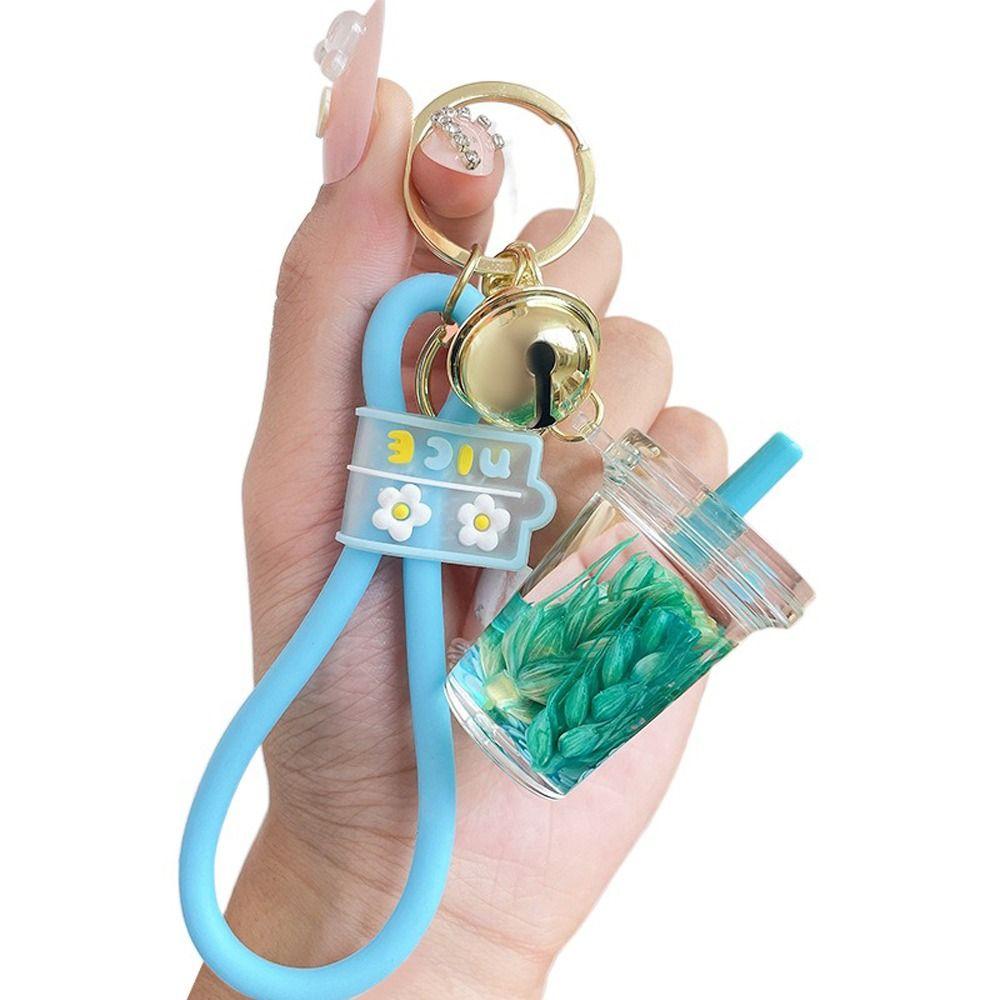 Buy Accessories Key Ring Women Kids Liquid Oil Keychains Floating Key ...