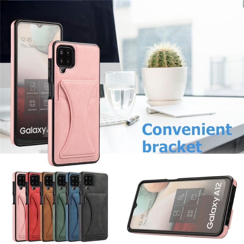 Retro Leather Cards Case For Samsung Galaxy A12 A32 A42 A52 A72 A51 A71 A21S A50 A30S A50S A20 ...