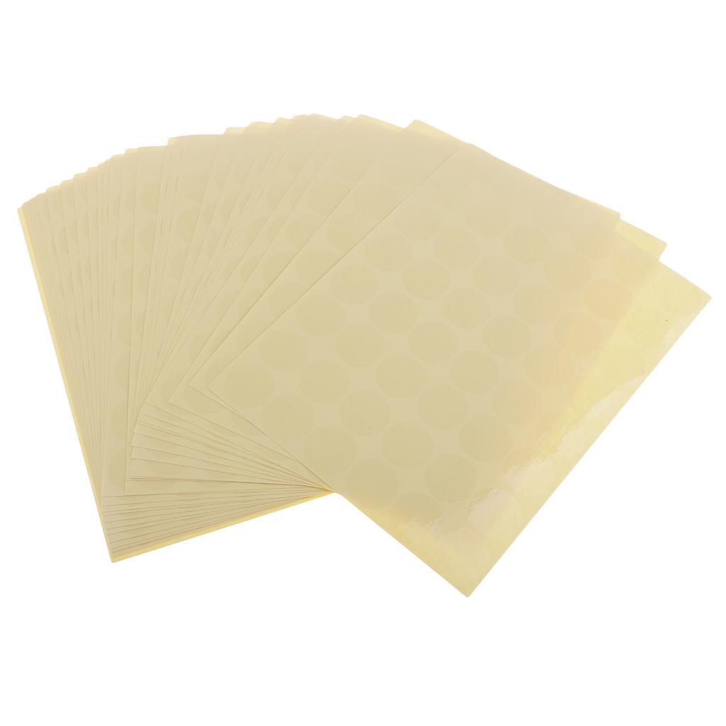 Buy 30Pc 25mm White Sticker Dots Round Circle Blank Labels Self ...