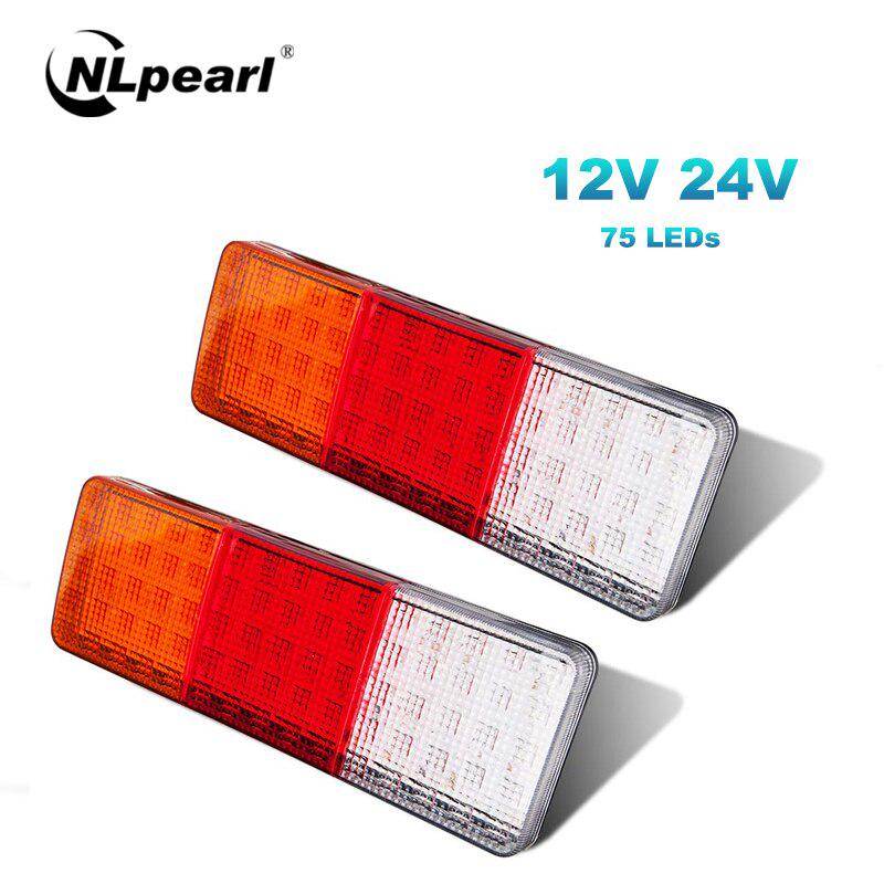Buy NLpearl 75 LED Tail Light Truck Brake Reverse Turn signal light For ...