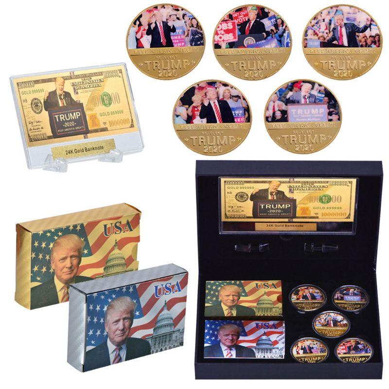 President Donald Trumps 2020 Commemorative Bill and Coin Set 45th ...