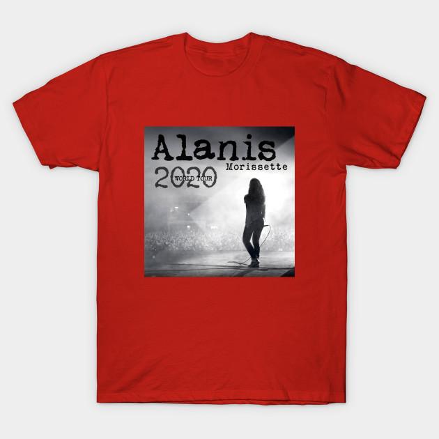Buy Men Premium Cotton Harajuku T Shirt Alanis Tour Print Men's Tee ...