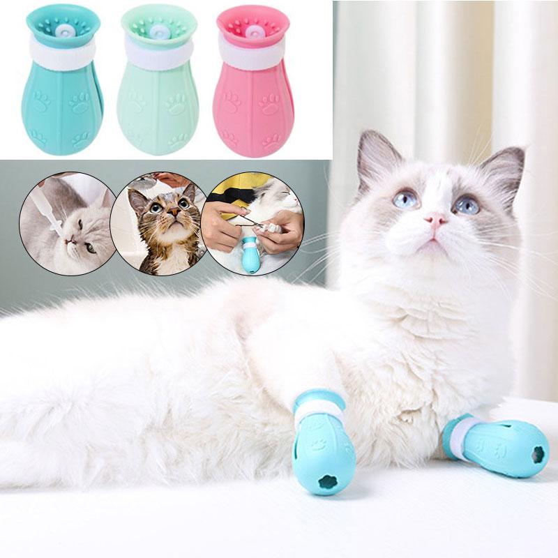 Buy Popular Pet Foot Covers Cat Bathing Foot Covers Anti-scratch Pet ...