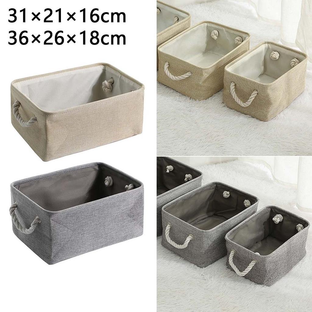 Buy Storage Basket Clothes Collapsible Fabric Foldable at affordable ...