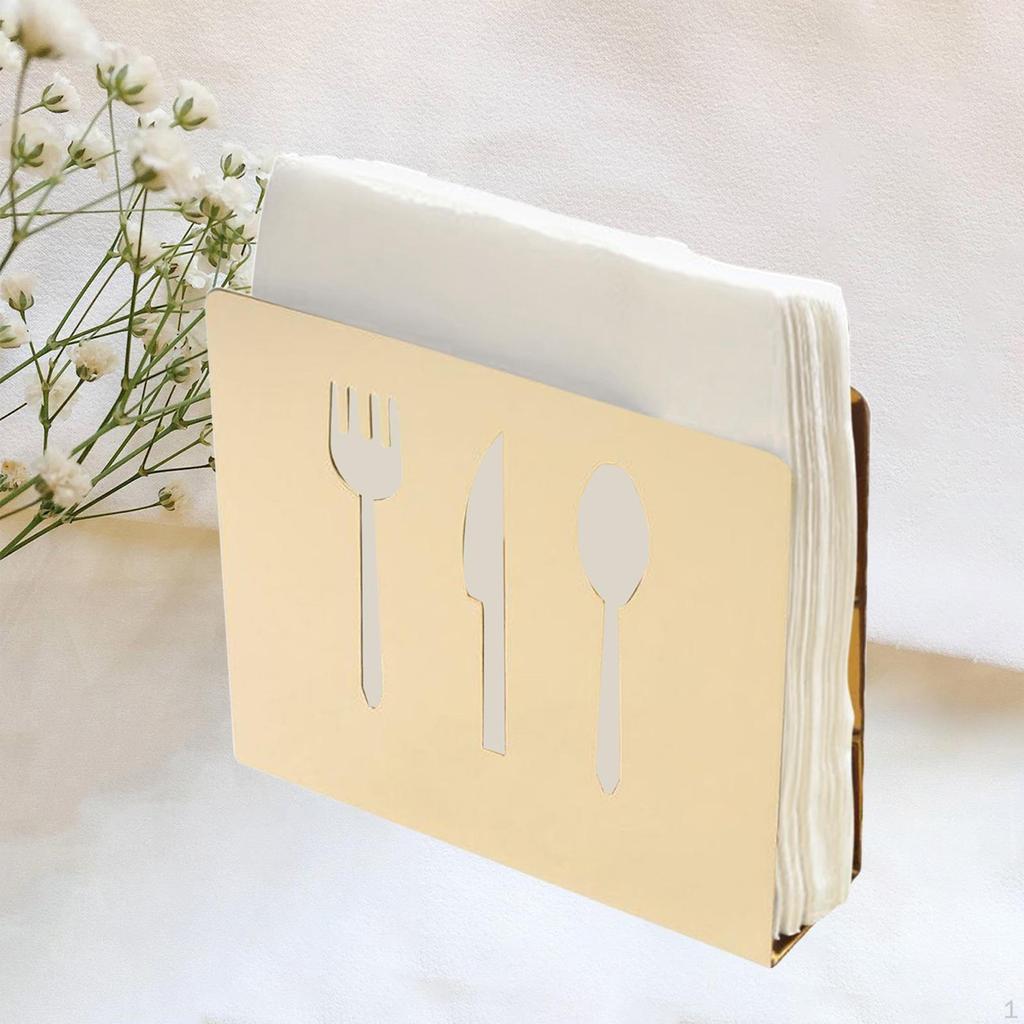 Stainless Steel Tissue Rack Tissue Holder for Countertops Cocktail ...