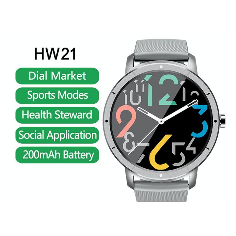 Buy HW21 Smart Watch Men Women IP68 Waterproof Fitness Band Heart Rate ...