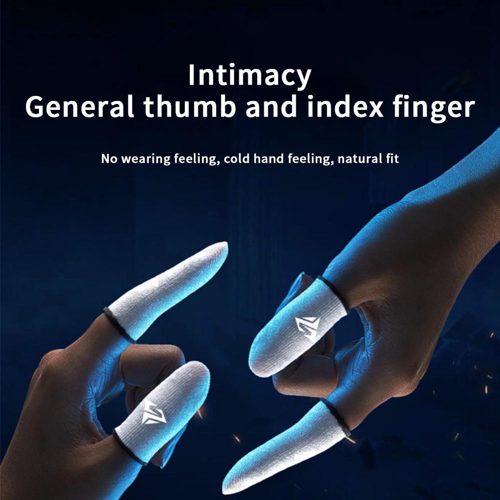 Buy Mobile Phone Gaming Finger Cover Fingertip Gloves Game Sweat-Proof ...