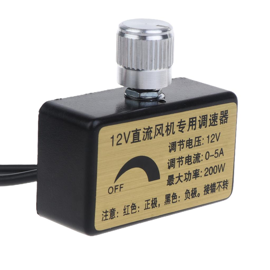 Buy DC 12V 5A RCA Universal Motor Speed Controller Brightness Control ...