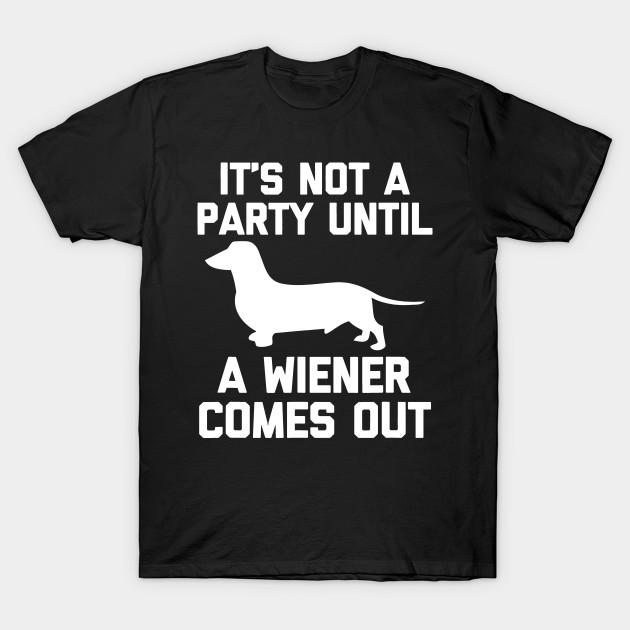 Cheap Men Black Print T-shirt Super Large TShirt its not a party until ...