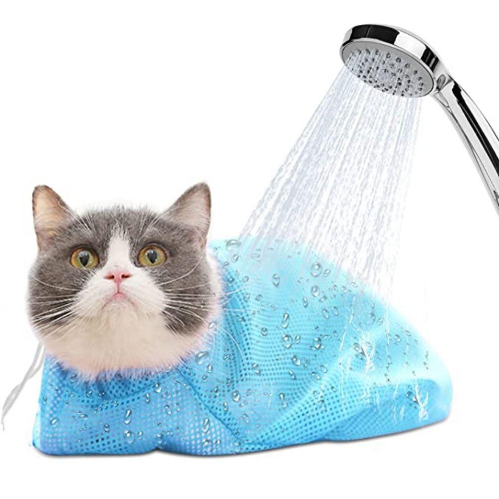 Polyester Fibre No Scratching Cat Restraint Bag Cat Grooming Bag Kitty ...