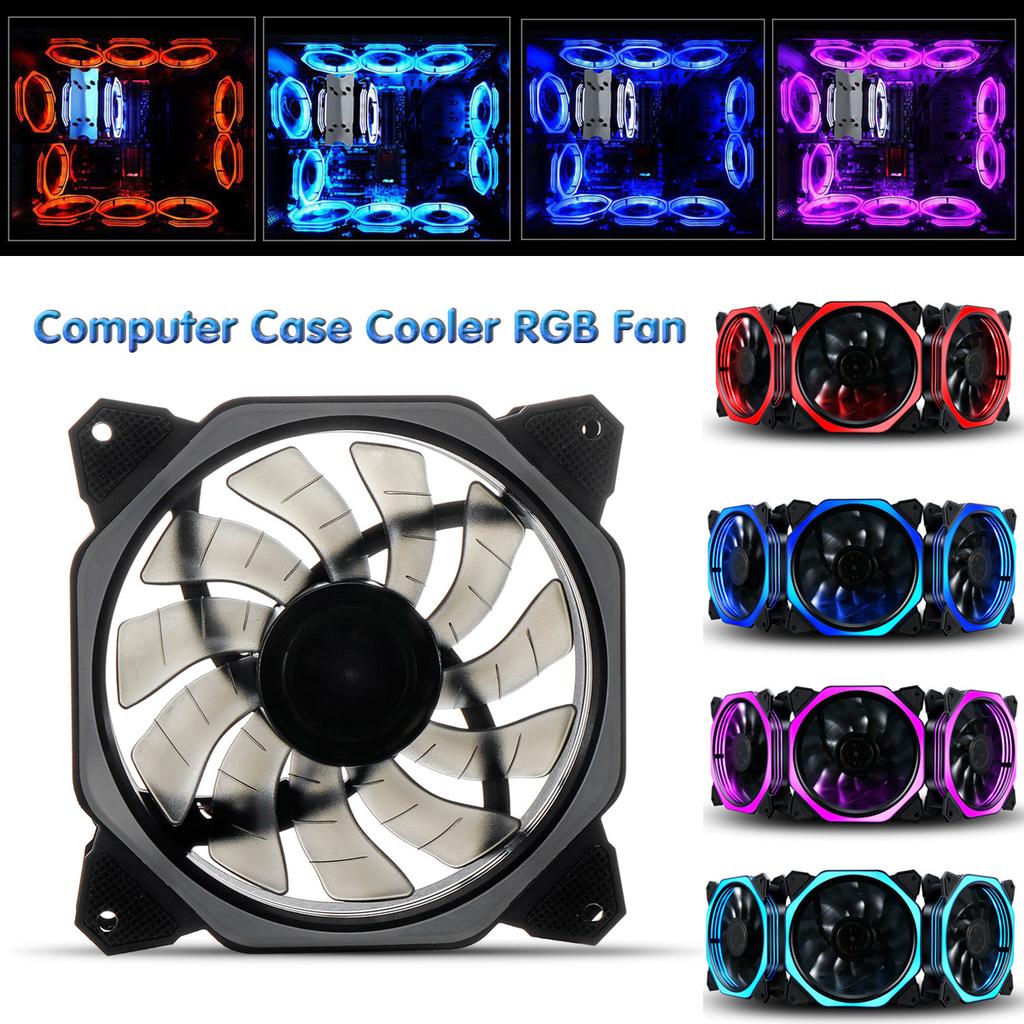 Buy 120Mm Monochrome Computer Fan 3 Small Pin+ 4 Big Pin Hydraulic ...