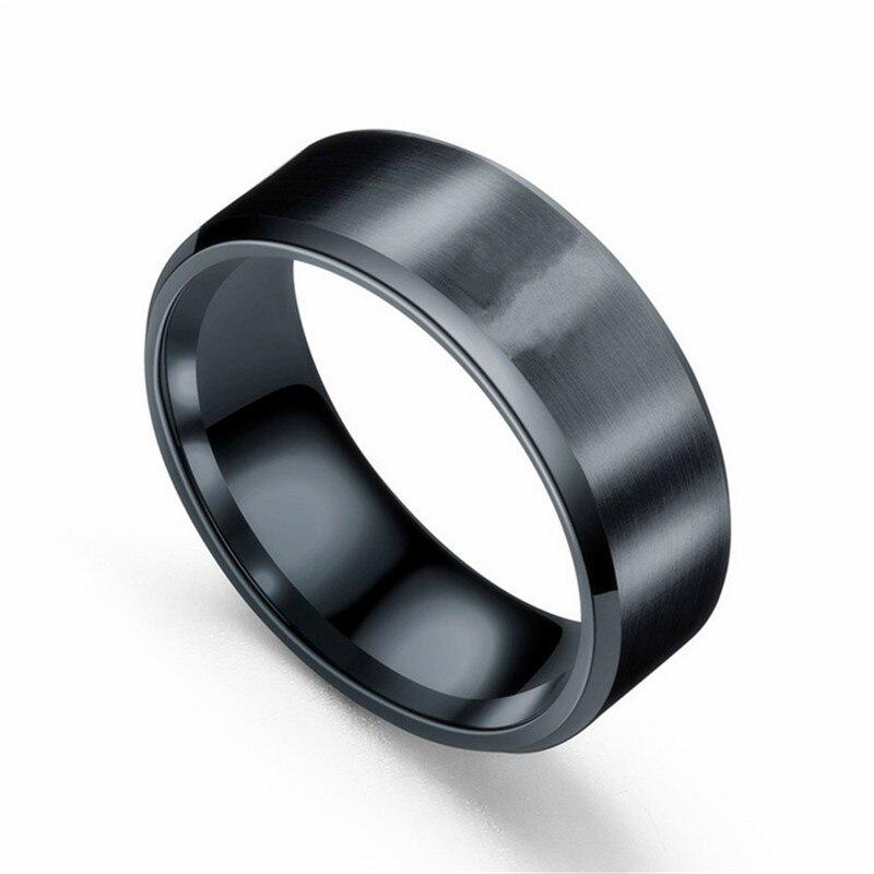 Buy Mm Width Titanium Men Ring Wedding Jewelry High Quality Gol at ...