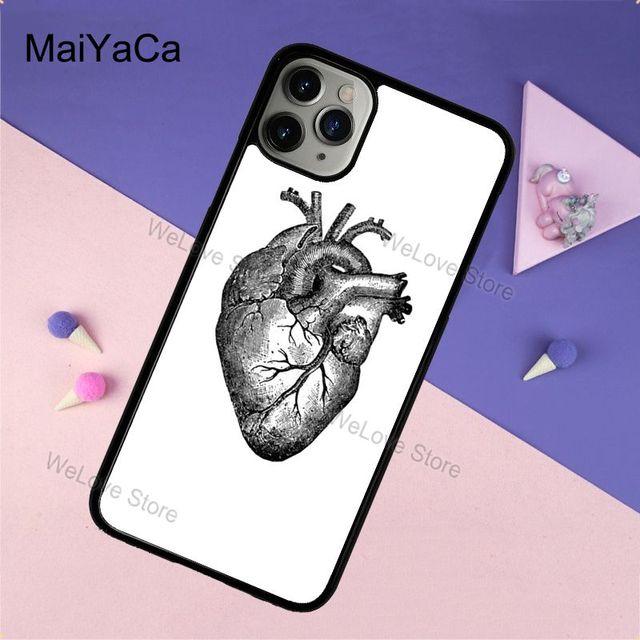 Buy Vintage Anatomical Heart Cardiac Brain Nurse Phone Case For Iphone ...